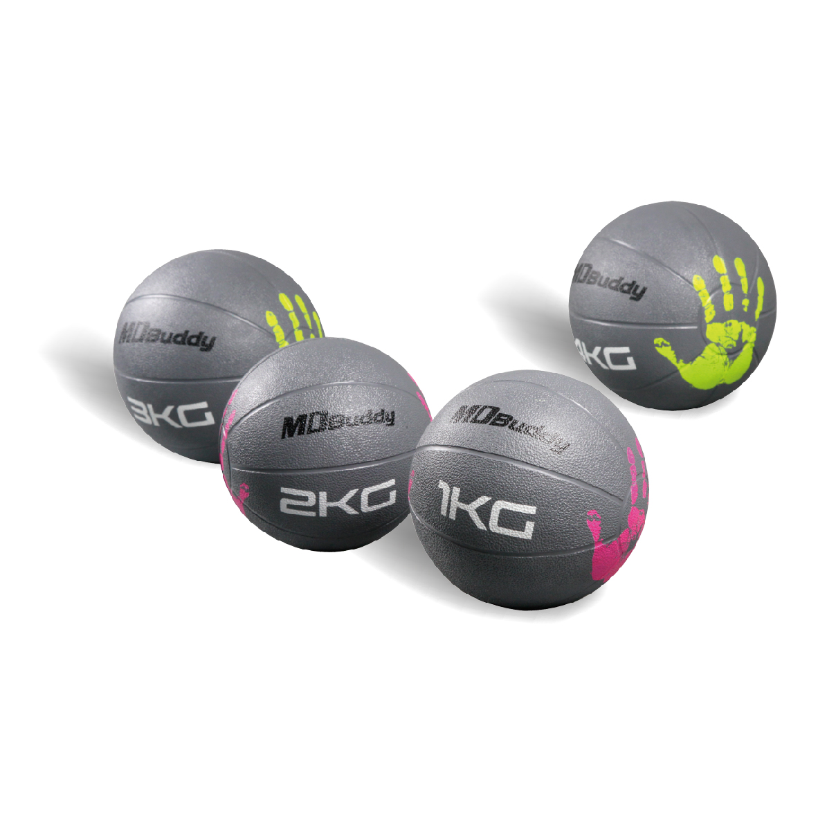 MDBuddy | MD1251 MEDICINE BALL with HAND PRINT